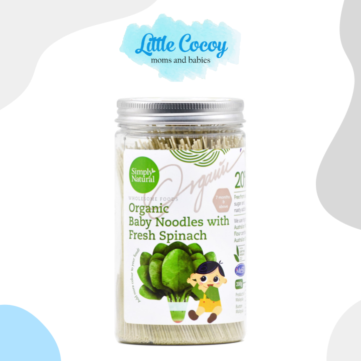 Simply Natural Organic Baby Noodles - Spinach (6+ months) | Lazada PH