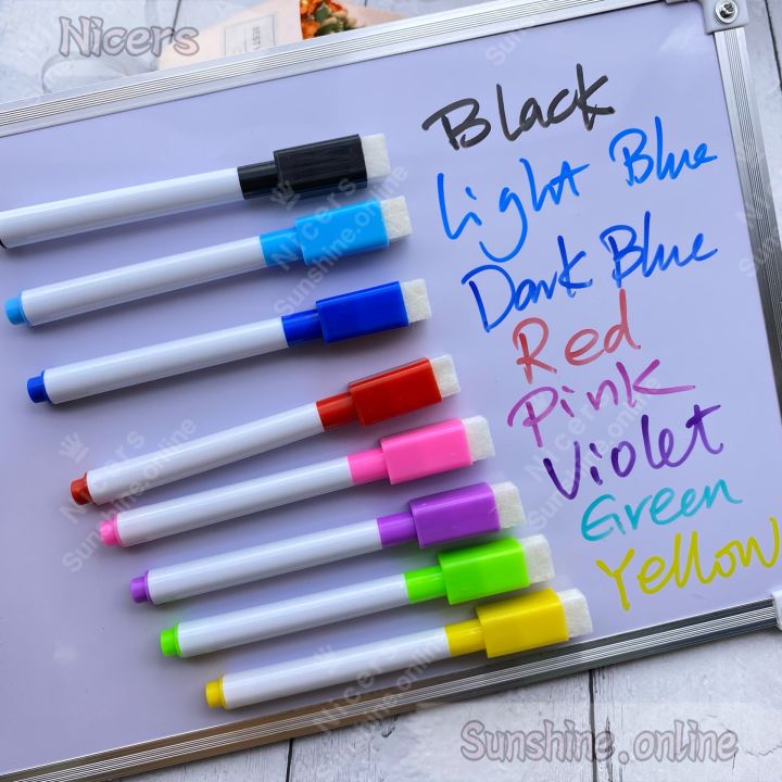 Colorful Color Ink White Board Marker W/Magnet W/Eraser | Lazada PH