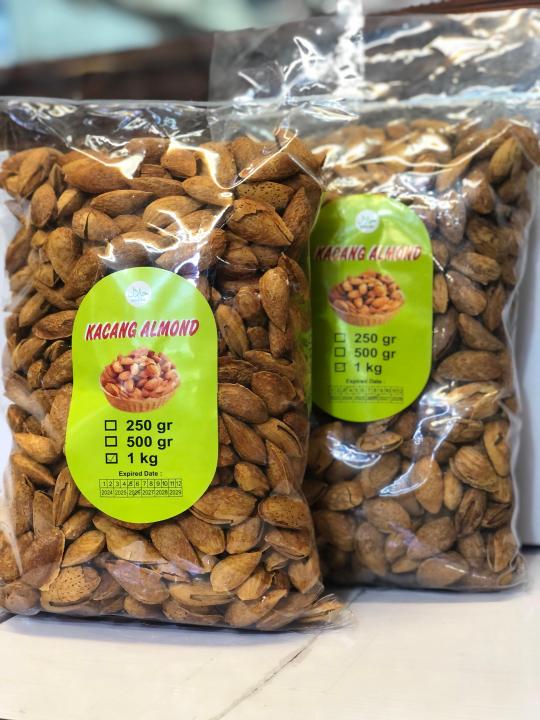 kacang Almond kulit rasa milk super gurih 1kg | Lazada Indonesia