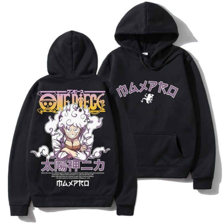 One Piece X Maxpro// Hoodie Pria One Piece Monkey D Luffy Gelar 5 ...
