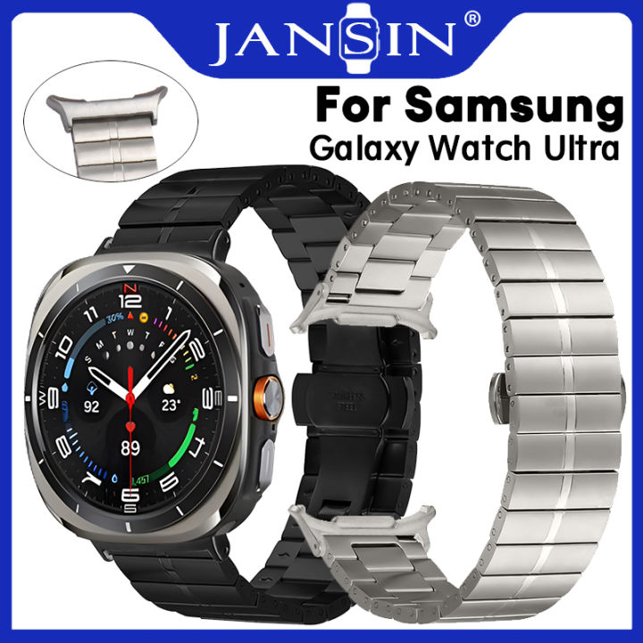Luxury Titanium Color Watch Band For Samsung Galaxy Watch Ultra 47mm ...