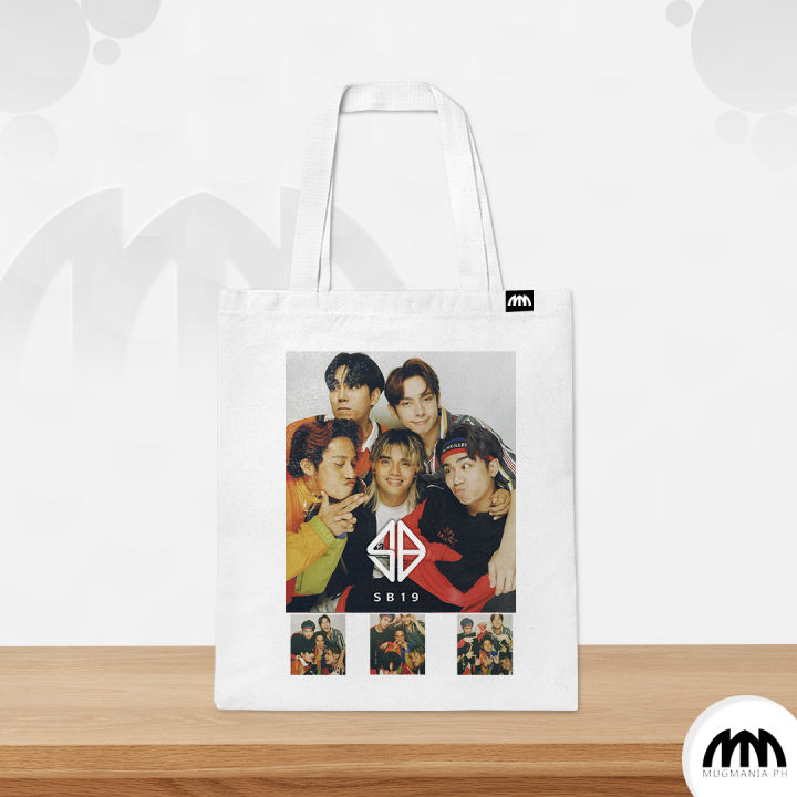 SB19 Tote Bag with Zipper - Mugmania - SB19 V3 Group Tote Bag Only ...