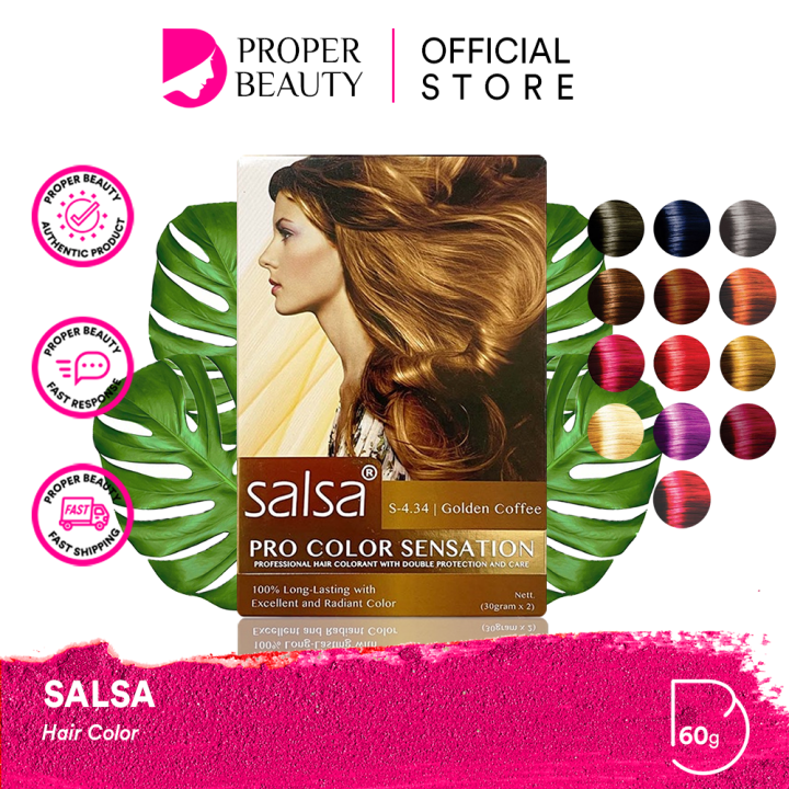 SALSA Hair Color Indonesia / Cat Rambut Permanen 60g / Professional ...