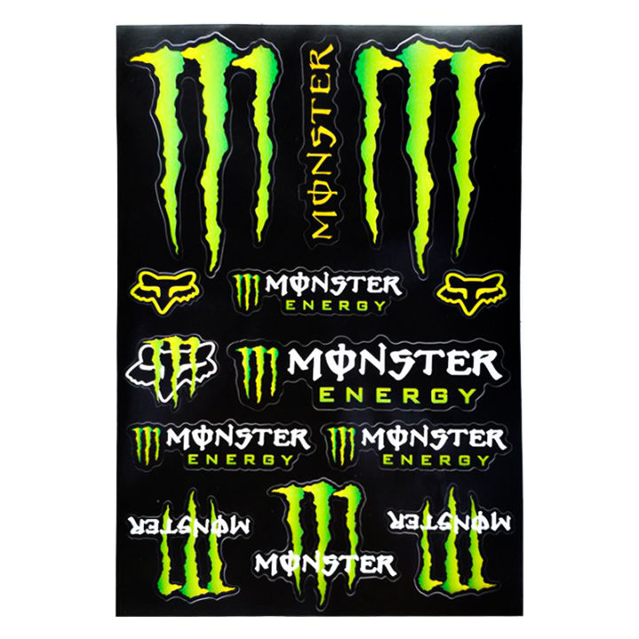 Car Bike Motorcycle Monster Energy emblem Stickers Helmet Decal ...