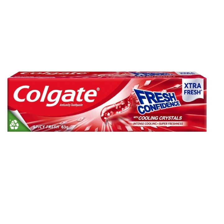 Colgate Fresh Confidence Spicy Fresh Toothpaste for Fresh Breath 63g ...
