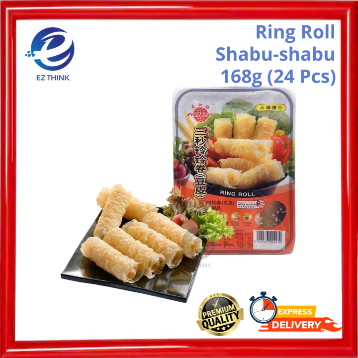 Everbest Ring Roll Steamboat Bean Curd Soy Bean 火锅卷入您心里 168g (24 Pcs ...