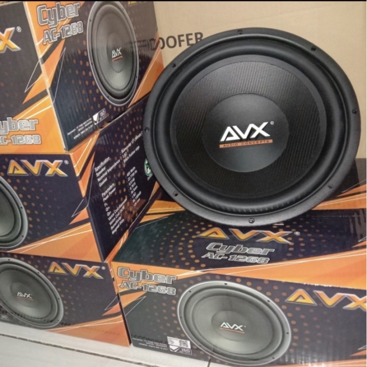 Subwoofer Mobil 12 inch AVX Cyber 1268 Doble Coil subwoofer | Lazada ...