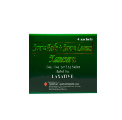 KANCURA Senna Pods + Senna Leaves Herbal Tea (Laxative) 4 Sachets ...
