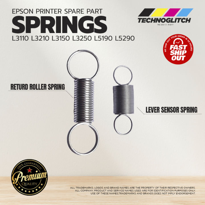 Returd Roller Lower Feeder Spring Lever Sensor Spring for Epson L1110 ...