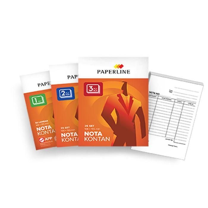 BUKU KERTAS NOTA KONTAN - PAPERLINE KECIL RANGKAP 1 2 3 PLY | Lazada ...