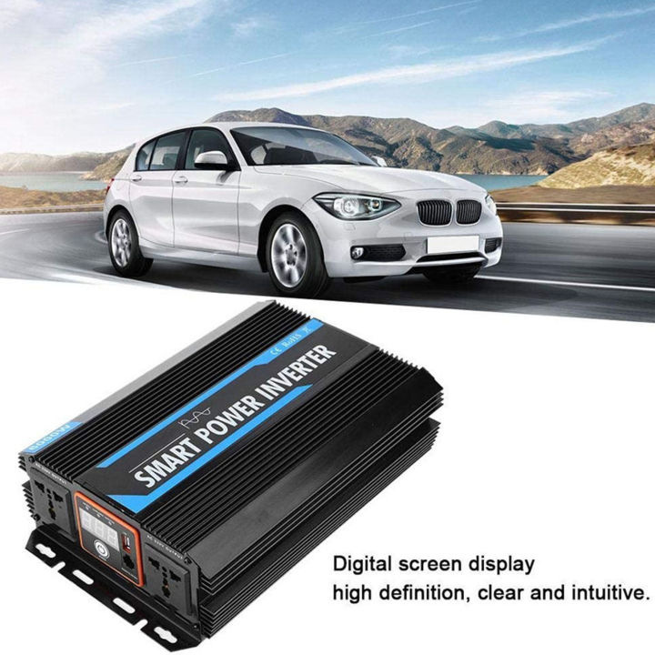 Power Inverter Converter 6000W Inverter 2 Cooling Fans DC 12V To AC ...