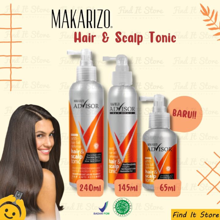Makarizo Advisor Anti-hair Fall Defense Hair & Scalp Tonic 2 in 1 Untuk ...
