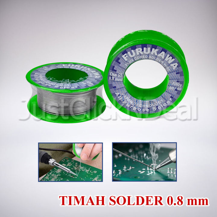 FURUKAWA Timah Solder Roll 10 meter 0.8 mm | Lazada Indonesia