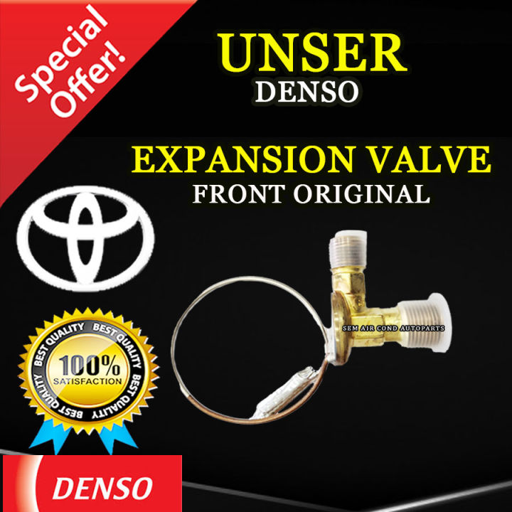 TOYOTA UNSER ORIGINAL DENSO FRONT EXPENSION VALVE/ EXPANSION VALVE (CAR AIRCOND SYSTEM)(DEPAN ...