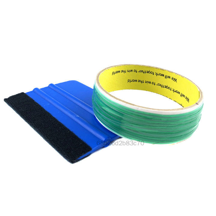 10M Finish Line Tape with Squeegee for Car Vinyl Wrapping Trim Cutting ...