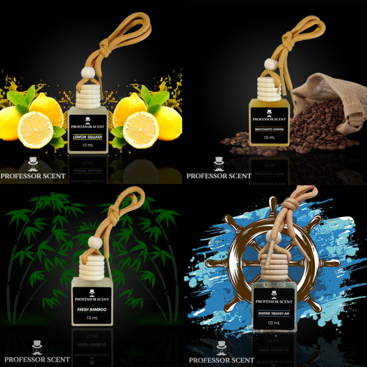 Premium Car Air Freshener - Original Hanging Diffuser Perfume for Home ...