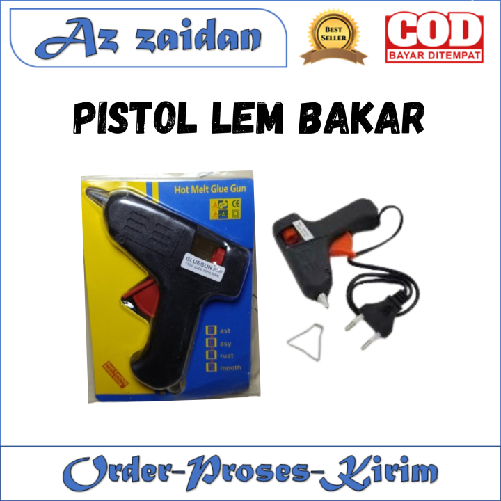 Pistol Lem Tembak Kecil Glue Gun 20 watt Lem bakar 7 mm | Lazada Indonesia