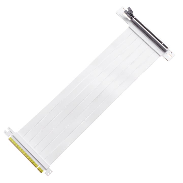 White PCI Express 16x Flexible Cable Card High Speed Extension Port ...