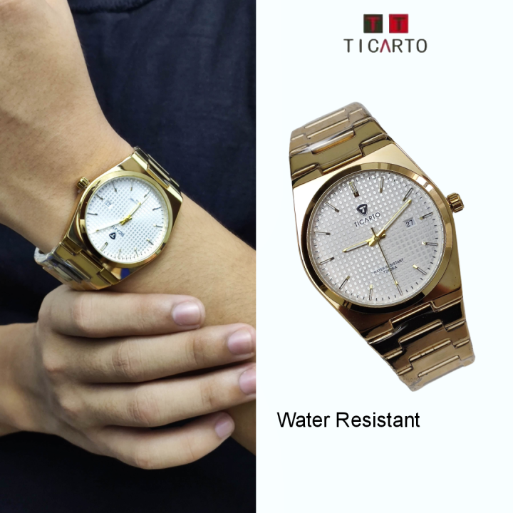 Original TICARTO Watch Stylish Elegant Stainless Steel Non-Tarnish ...