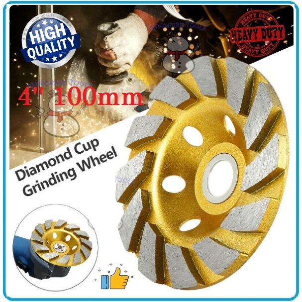 Diamond Cup Wheel 4" Concrete Grinding Disc Heavy Duty | Lazada PH