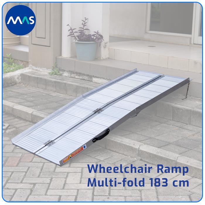MAS Wheelchair Ramp / Jalur Landai Kursi Roda - Multi-fold 183cm ...
