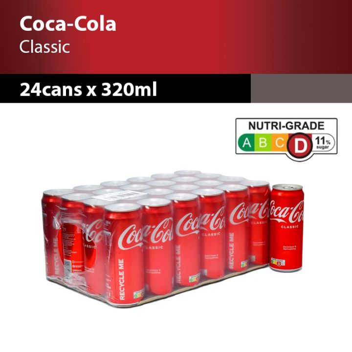 Coca Cola Classic 24 cans x 320ml | Lazada Singapore