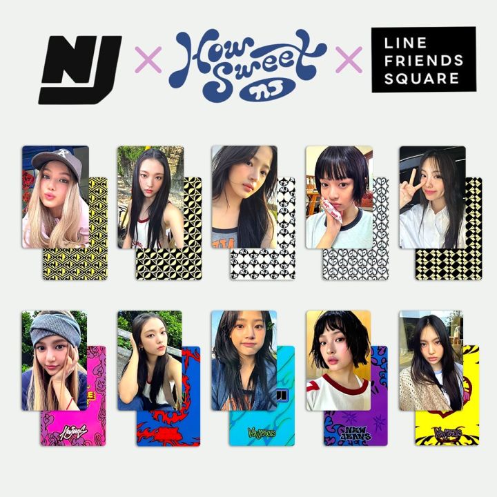 NewJeans Line Friends Supernatural Pop Up PhotoCard How Sweet Hyein Minji Haerin Hanni Danielle ...