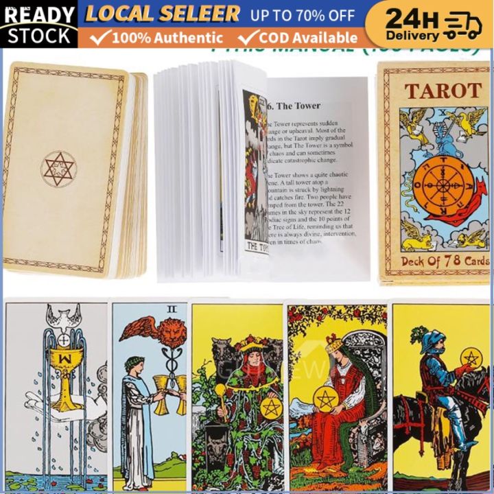 Original Mysterious Tarot Cards 78 Cards/Box Portable Divination Tarot ...