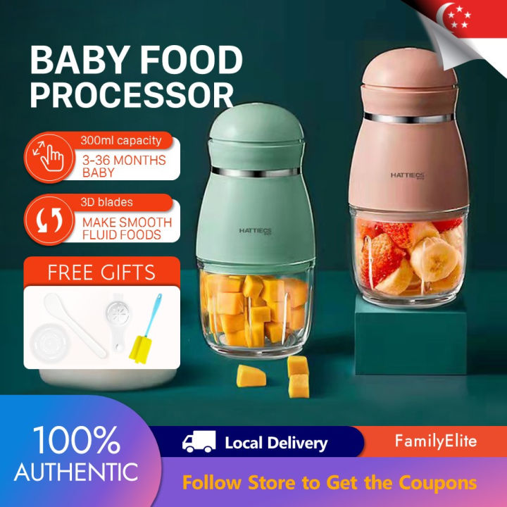 【Free Gifts】Baby Food Processor Mini Electric Blender Meat Chopper ...