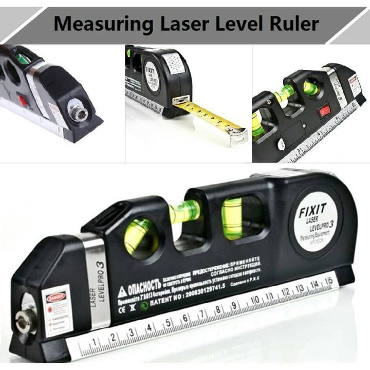 Multipurpose Laser Level Metric Tape Ruler Adjustable Standard Measure Line Tool | Lazada PH