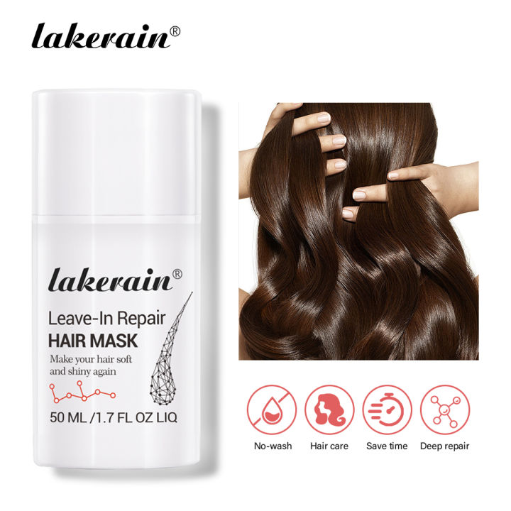 Lakerain Leave-In Repair Hair Mask, Repair Hair Cream, Repairs Dry or ...