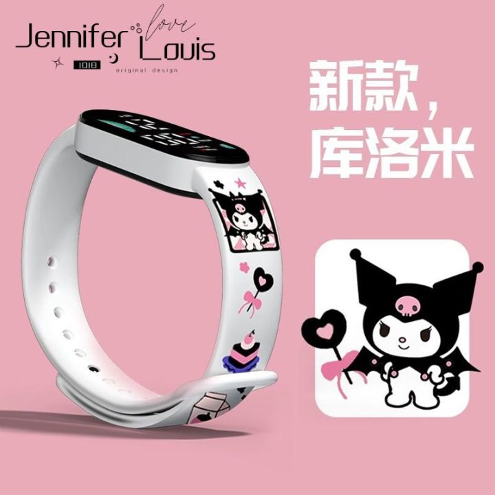 JENL Electronic Watch for Girls Waterproof Cartoon Kuromi Shin-chan ...