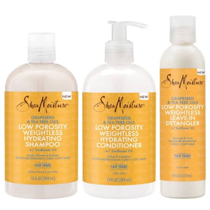 Authentic Shea Low Porosity Weightless Hydrating Shampoo Conditioner ...