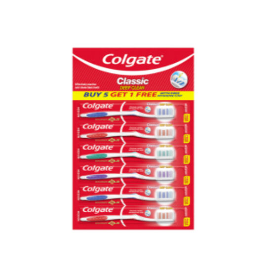 LSV GROCERS COLGATE TOOTHBRUSH CLASSIC HANGMAT 5+1 | Lazada PH