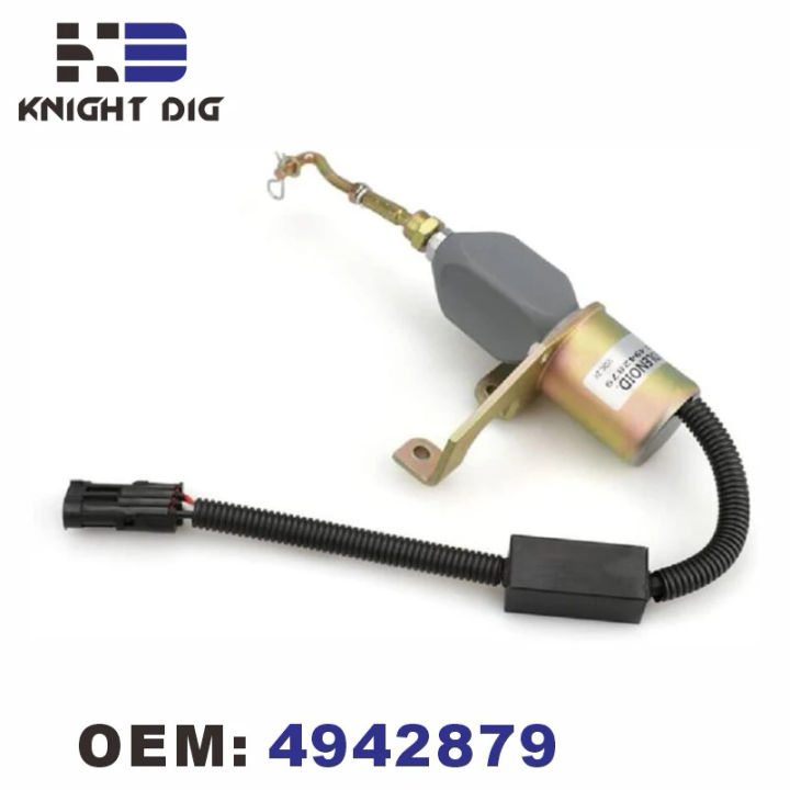 24V Fuel Shut Off Solenoid 4942879 C5254169 SD-008A2 For Cummins 6CT ...