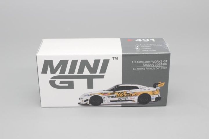 Mini GT 1/64 Alloy Car Model R35 GT-R Lightning 23 GTR Wide Body LB 491 ...
