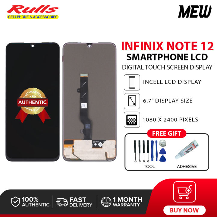 Smartphone LCD for Infinix Note 12 (INCELL) Digital Touch Screen ...