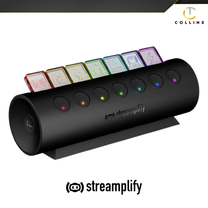 USB Hub with 7 Ports and Power Buttons / With 16 Swappable Icon ...