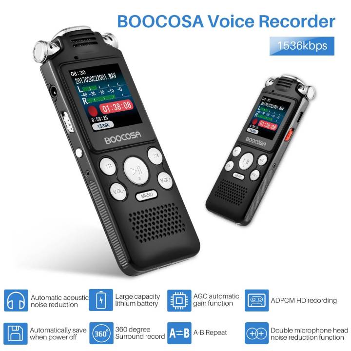 Mini Digital Audio Voice Recorder 8G 16G 32G Professional Voice ...
