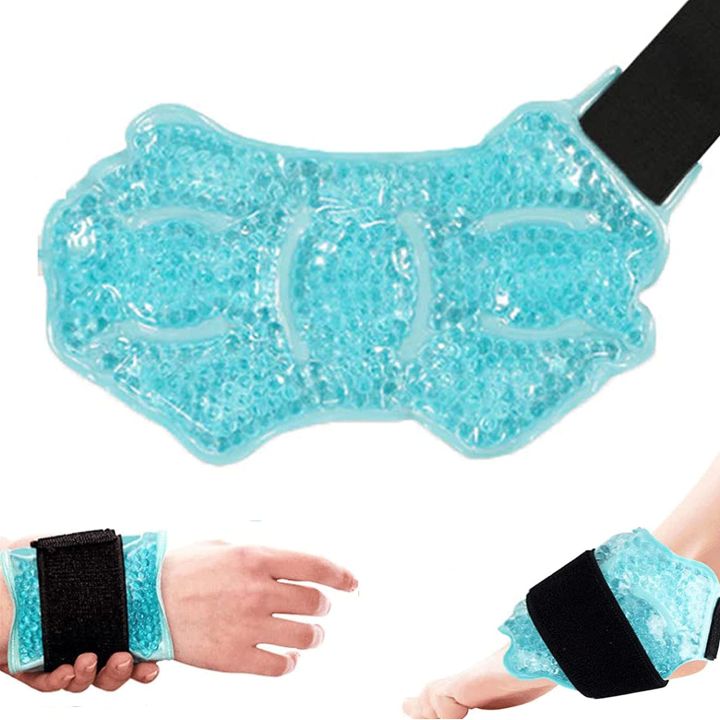 Ankle Foot Ice Therapy Wrap Reusable Ice Pack for Ankles Feet,Hot Cold ...