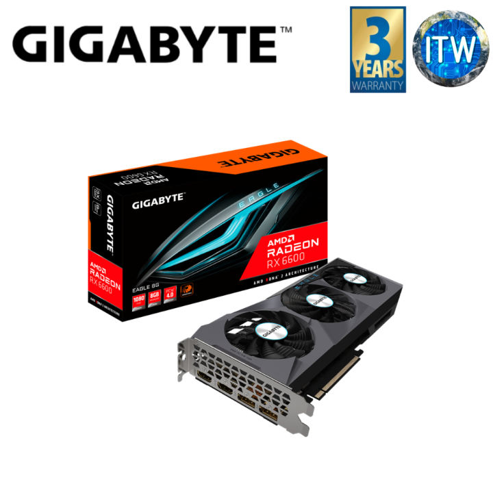 COD ITW | Gigabyte Radeon RX 6600 Eagle 8GB GDDR6 Graphic Card (GV ...
