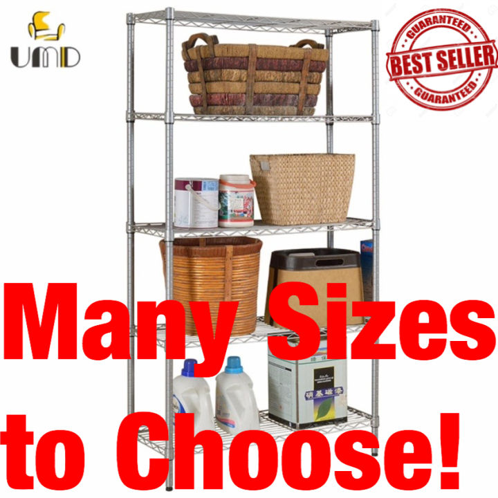 UMD Anti-rust Storage Rack Storage Shelf Kitchen Organiser Metal Rack ...