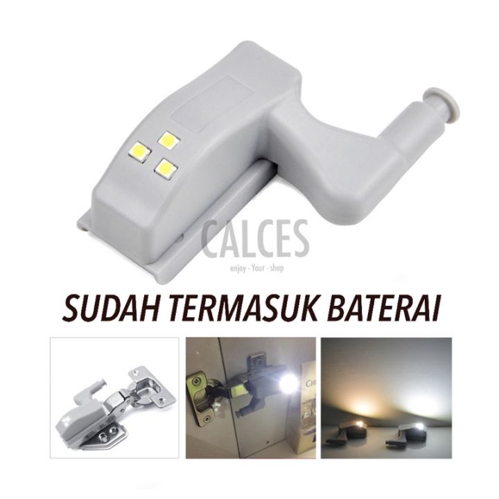 Lampu LED Engsel Pintu Lemari Pakaian Laci / Lamp Deadlock Gesper ...