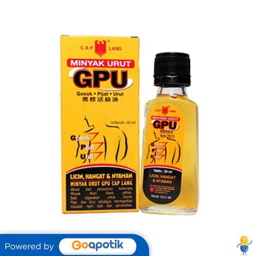 Cap Lang Minyak Urut Gpu 30 Ml | Lazada Indonesia