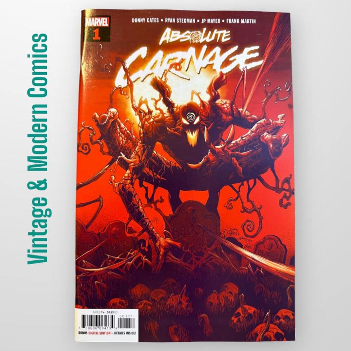 Absolute Carnage 1 Published Oct 2019 by Marvel Comic Book Written by ...