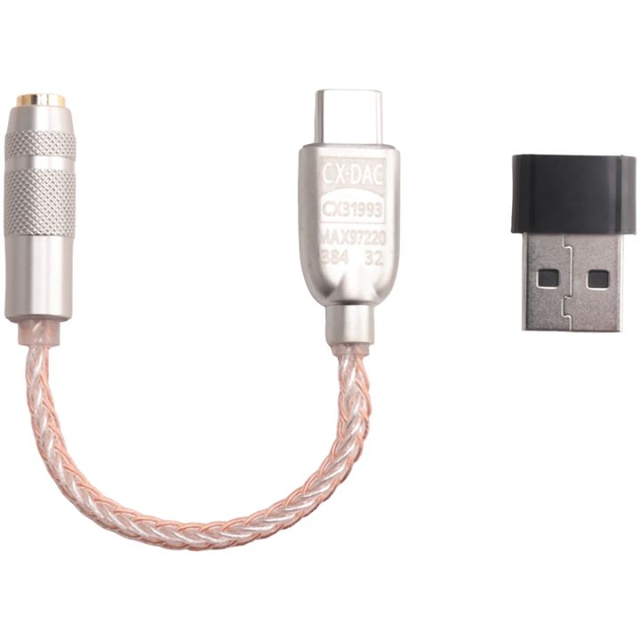 Audio Adapter Digital Audio Amplifier CX31993 MAX97220 Dual Chip Type-C ...