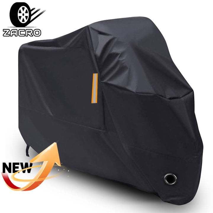 Zacro Waterproof Motorcycle Cover Rain and Dust UV Cover Motorcycle ...