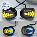 WACA jc E16 ไฟเลี้ยว LED (ไฟวิ่งสีส้ม+ไฟหรี่สีน้ำเงิน) ทรงหลังเต่า For MSX, CBR 150, CBR 250,CBR ...