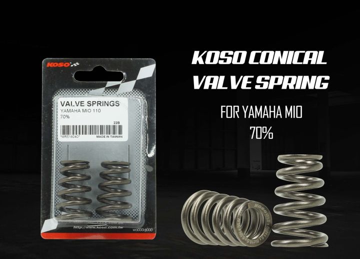 KOSO CONICAL VALVE SPRING 70% FOR YAMAHA MIO | Lazada PH