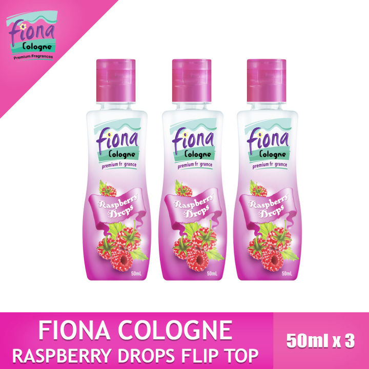 Fiona Cologne Raspberry Drops 50 ml x 3s | Lazada PH